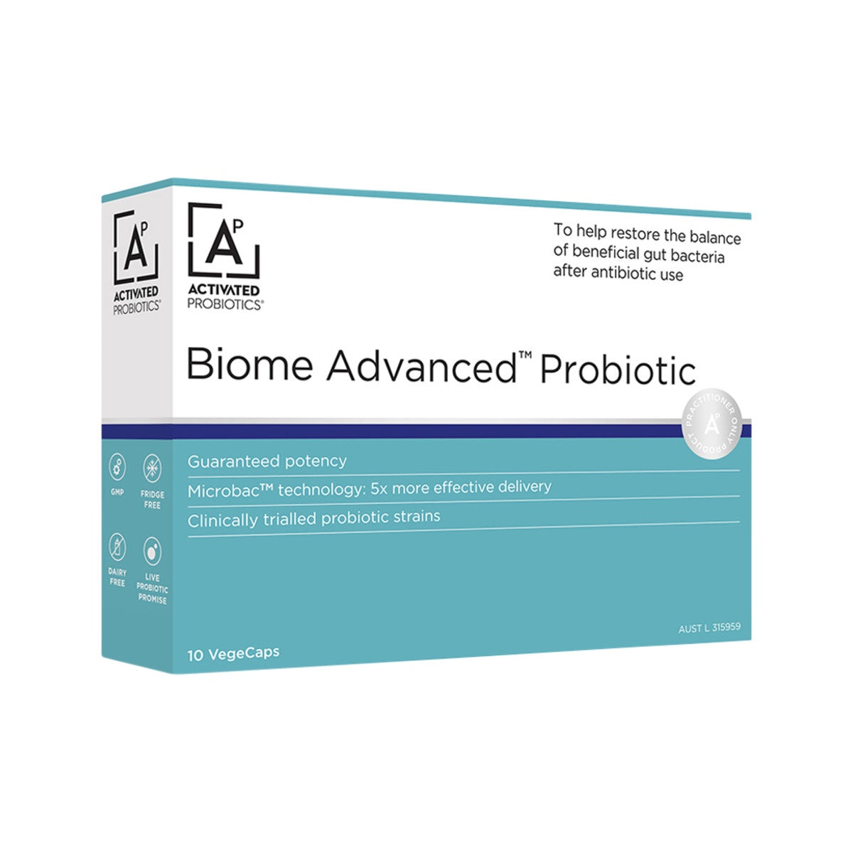 Activated Probiotics Biome Advanced |10 Caps – Melbourne Natural